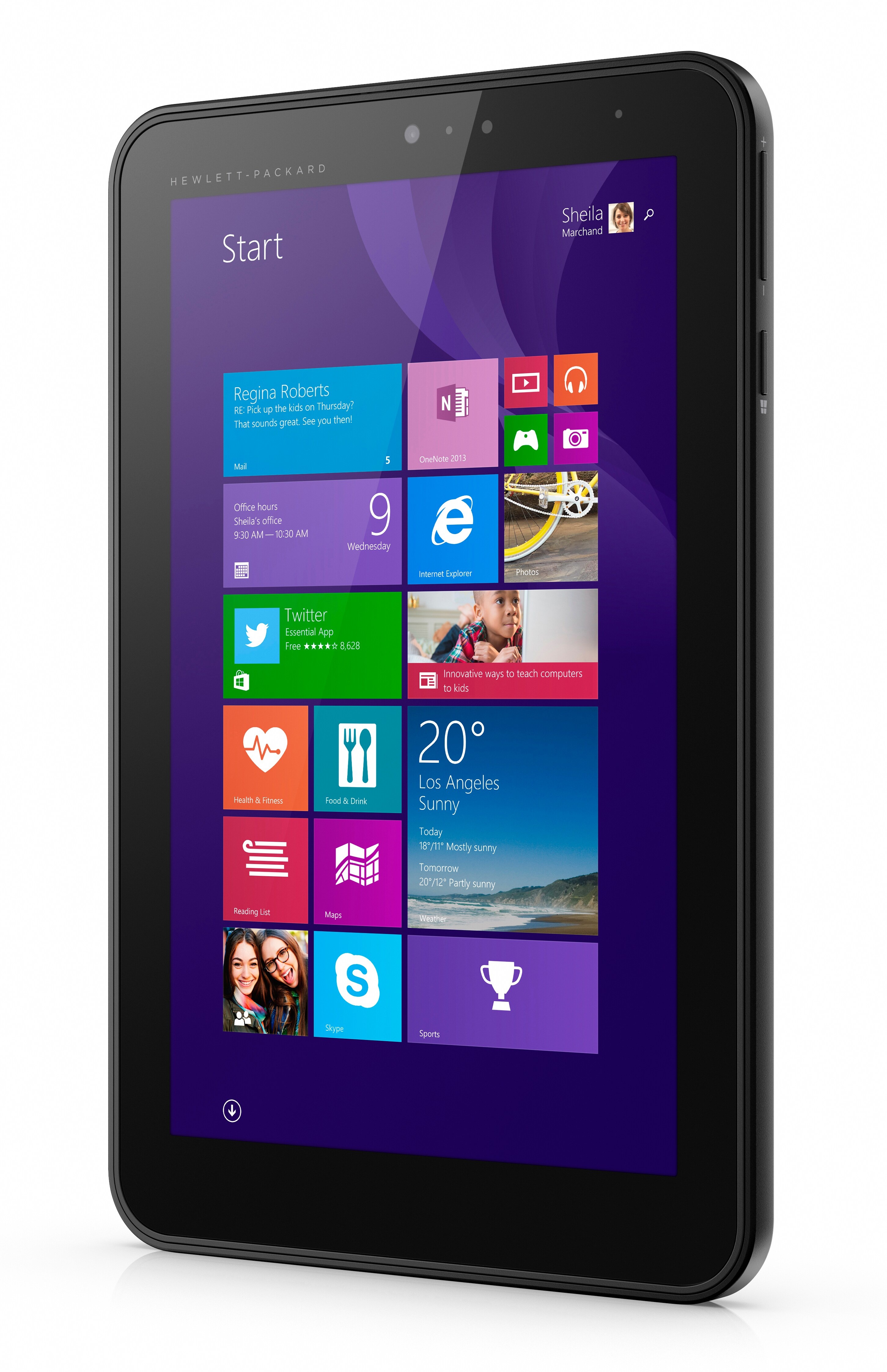 HP Pro Tablet 408 G1 3G 64GB, Windows 10 Pro Zwart - Kenmerken - Tweakers