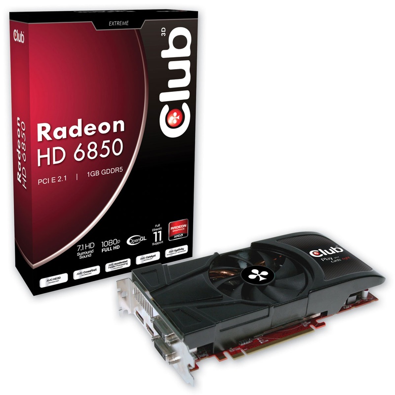 Club 3D Radeon HD 6850 CoolStream Edition - Kenmerken - Tweakers