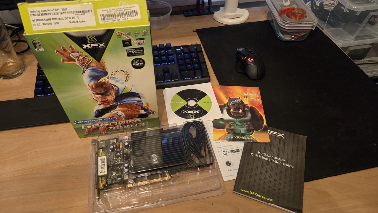 Retro XFX Geforce 7600GS 256MB PCI-E in doos aangeboden - Vraag ...
