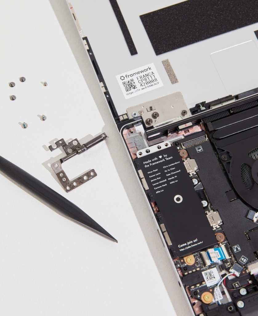 Specificaties van Framework Laptop Hinge Kit - Tweakers