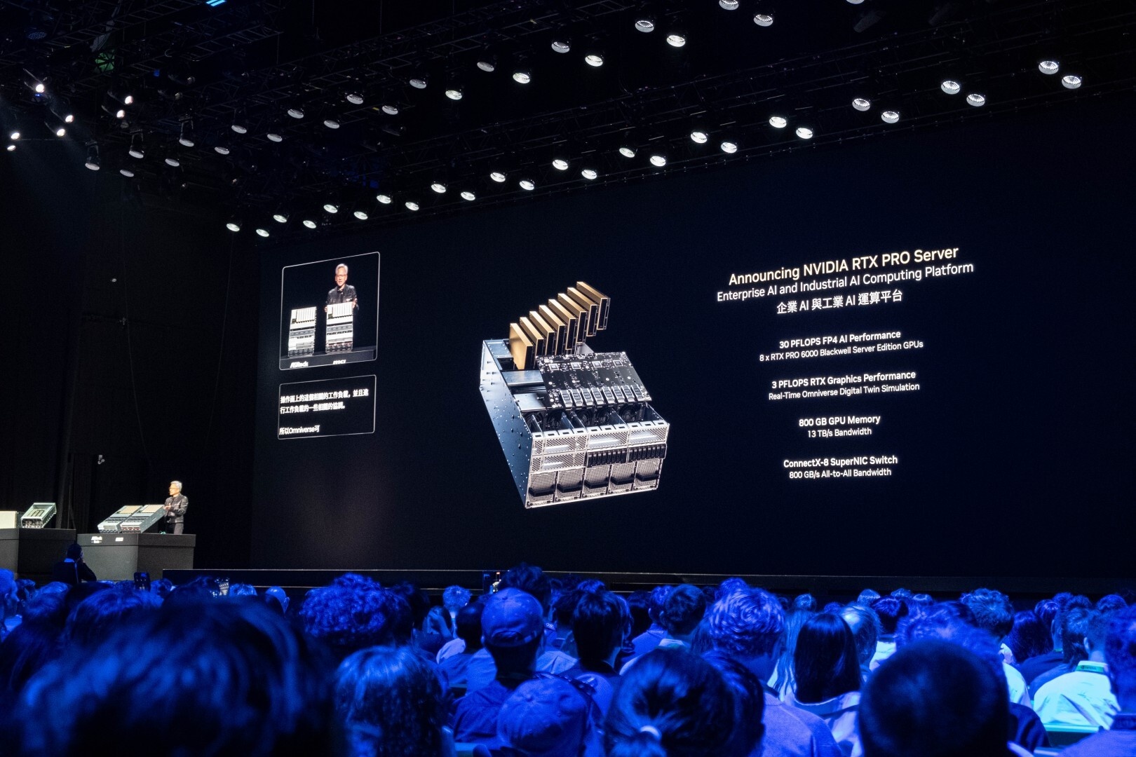 Nvidia introduceert RTX PRO-servers met acht gpu's en 768GB GDDR7 ...