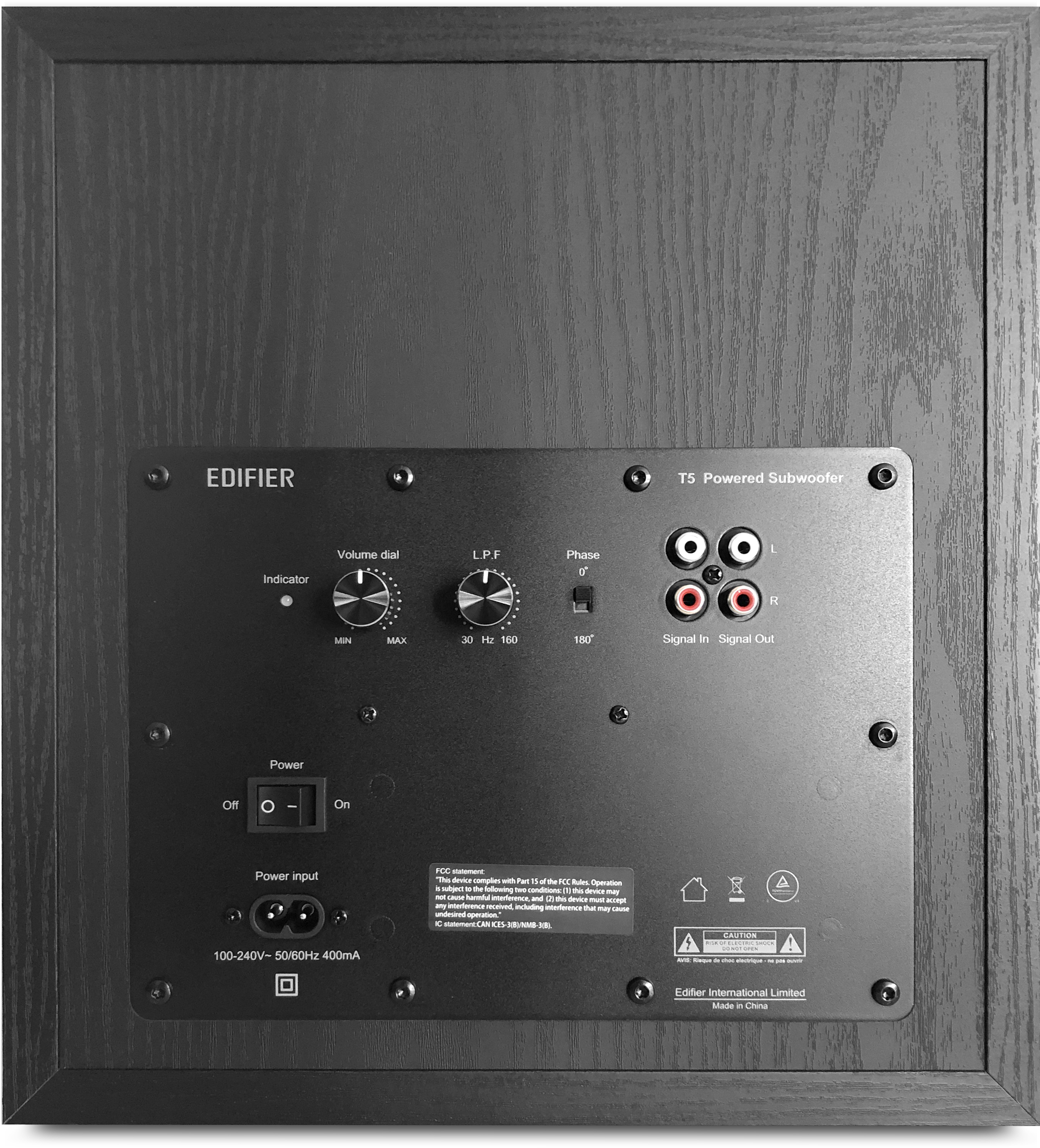 Edifier T5 actieve subwoofer (Grijs, Zwart) - Kenmerken - Tweakers