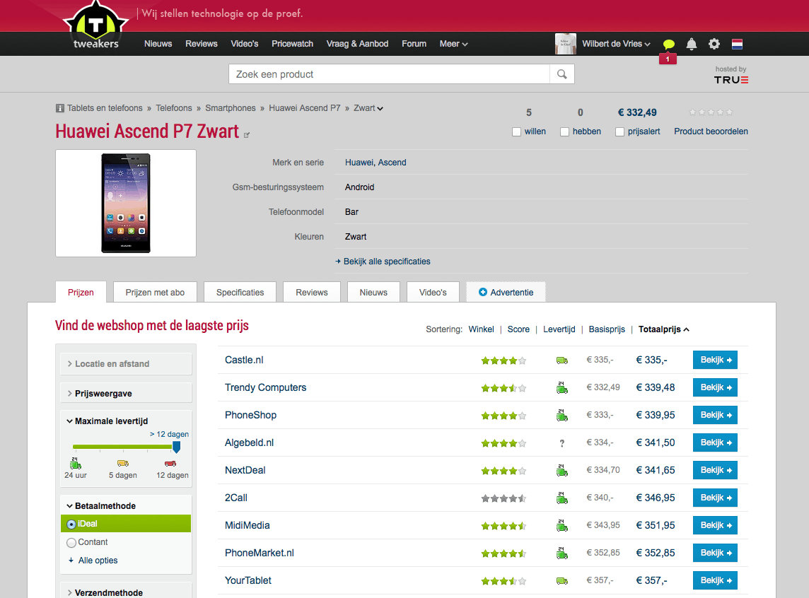 Tweakers breidt Pricewatch uit met Belgische winkels - IT Pro - .Plans ...