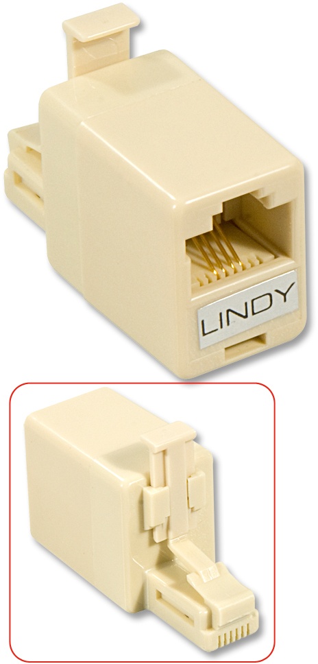 Specificaties van Lindy RJ11 6P4C -> RJ45 Adapter Geel - Tweakers