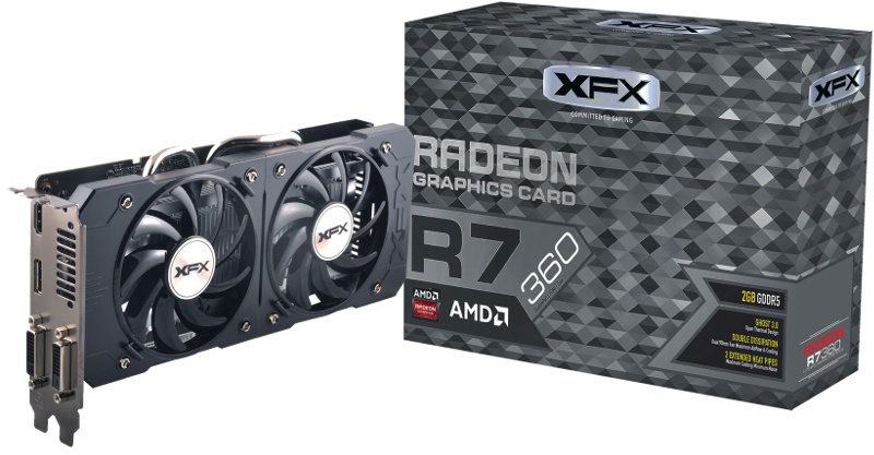 XFX Radeon R7 360 Double Dissipation: beste prijs - Tweakers