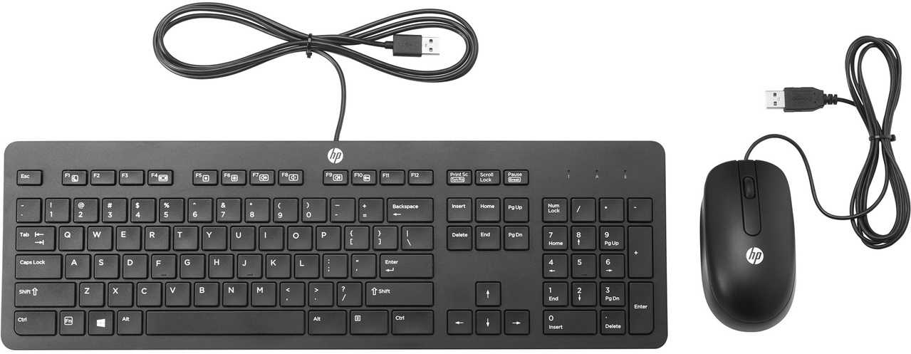 Specificaties van HP Slim USB Keyboard & Mouse (Azerty BE) - Tweakers