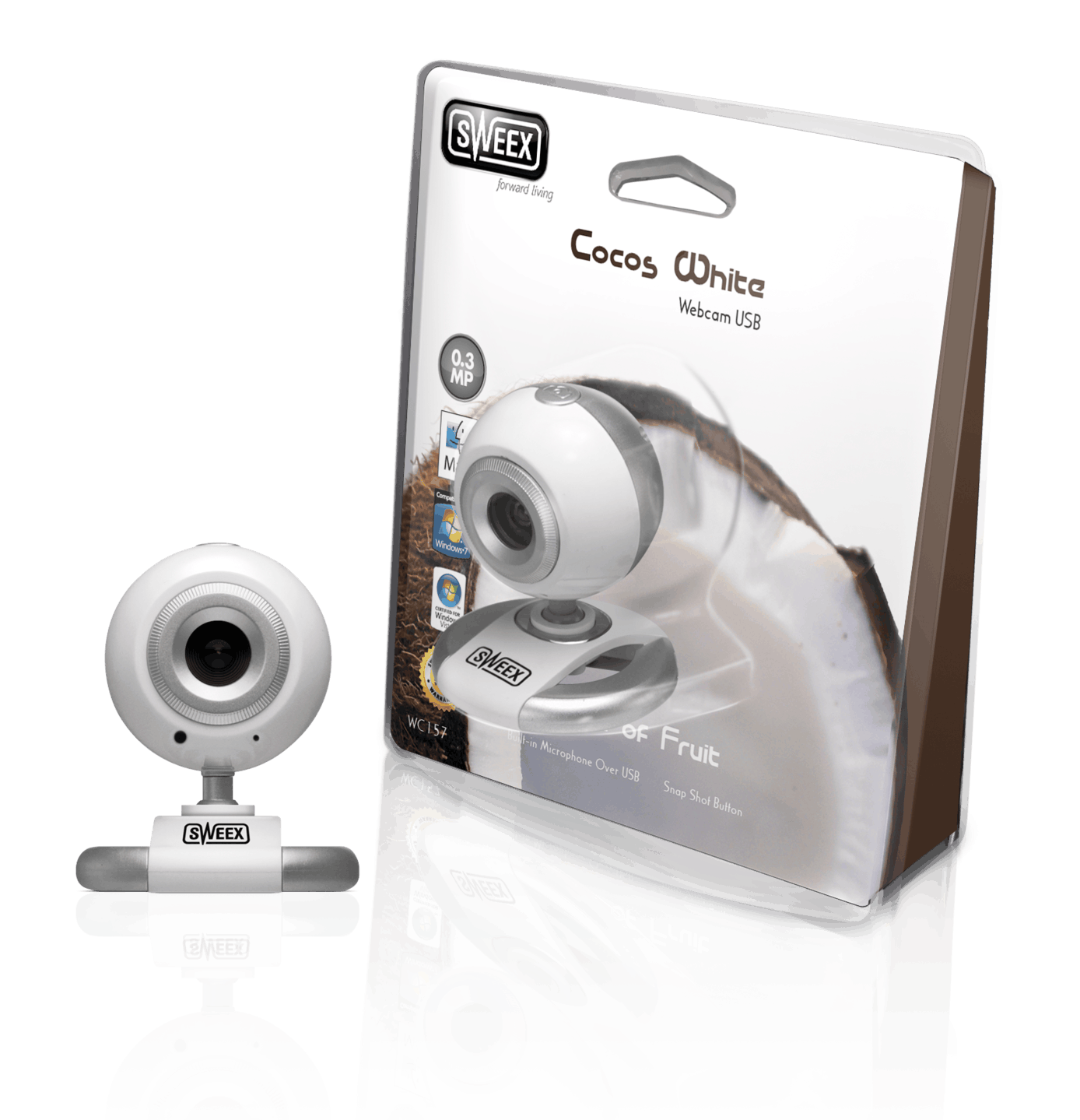 Sweex WC157 Webcam Cocos White kopen? - Prijzen - Tweakers