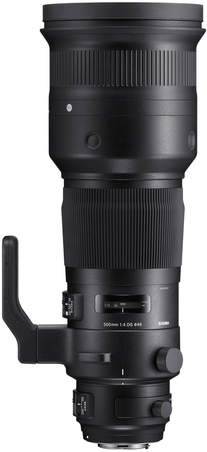 Specificaties van Sigma 500mm F4 DG OS HSM Sport (Canon EF) - Tweakers