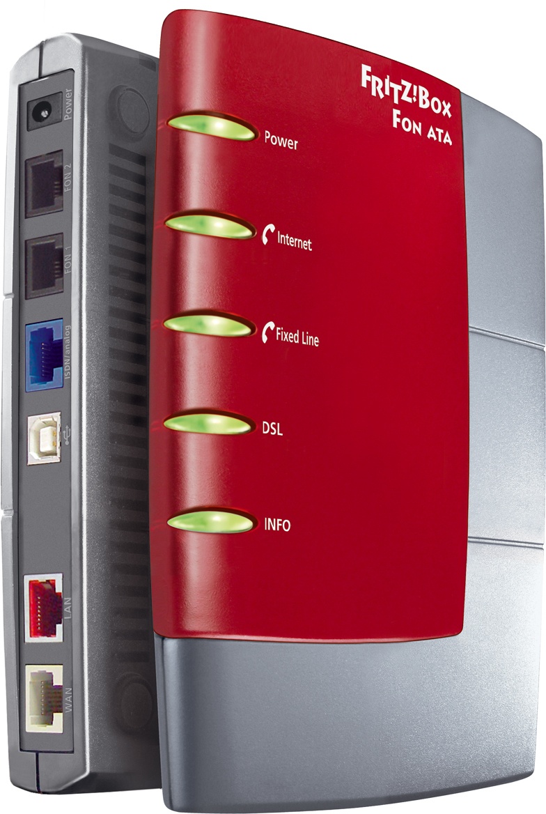 Specificaties van AVM FRITZ!Box FON ATA 1020 - Tweakers