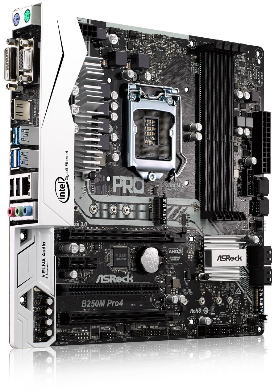 Specificaties van ASRock B250M Pro4 - Tweakers