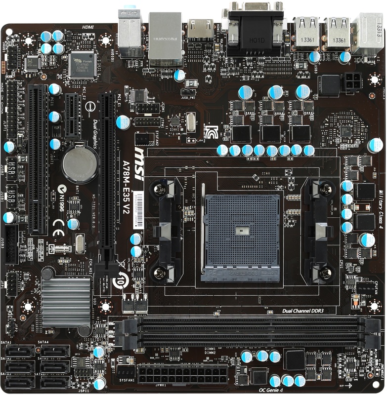 Specificaties van MSI A78M-E35 V2 - Tweakers