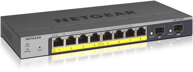 Specificaties van Netgear Prosafe GS110TP v3 - Tweakers
