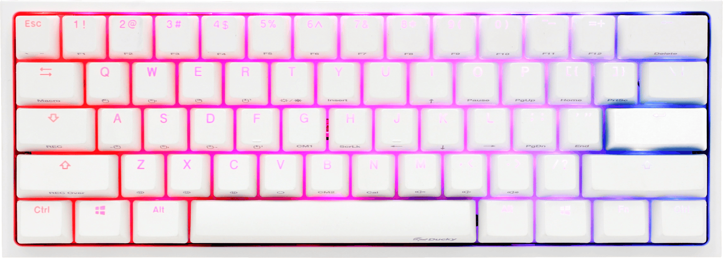 Ducky One 2 Mini RGB, Cherry MX Silent, Qwerty US, Wit: beste prijs ...