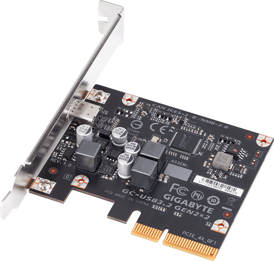 Specificaties van Gigabyte GC-USB 3.2 GEN2X2 - Tweakers