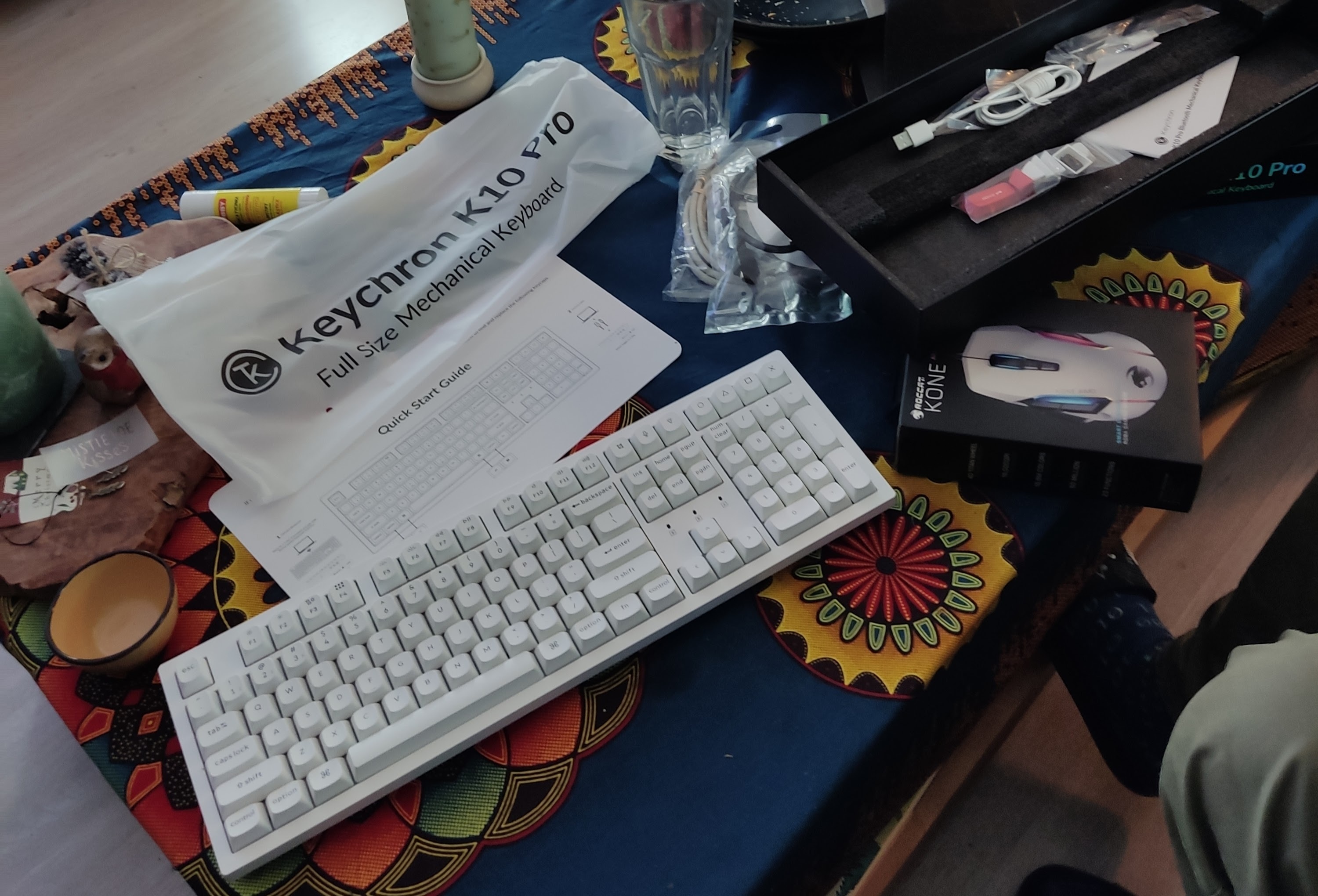 Keychron K10 Pro QMK/VIA, White backlight, Hot Swappable, K Pro Banana ...