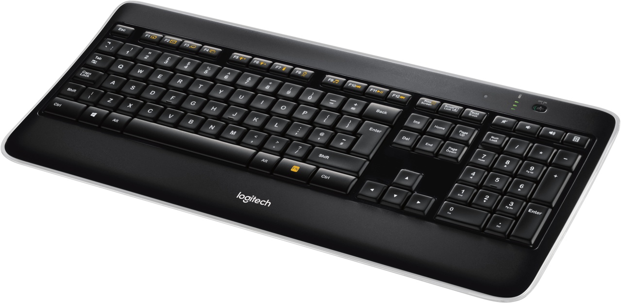 Logitech Wireless Illuminated K800 (Nordic) - Kenmerken - Tweakers