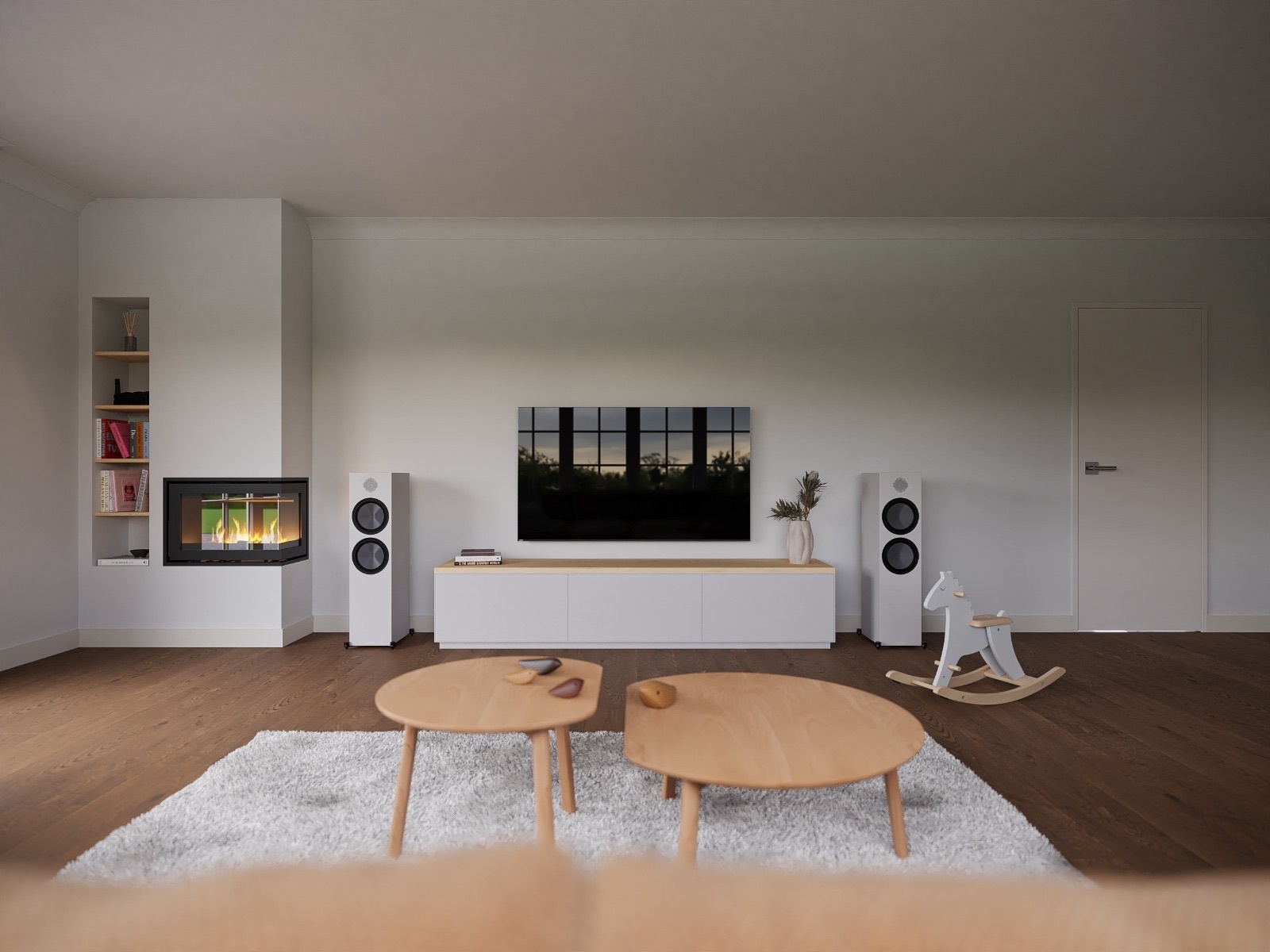 Welke optimale setup voor wand-tot-wand TV-meubel? - Audio en hifi - GoT