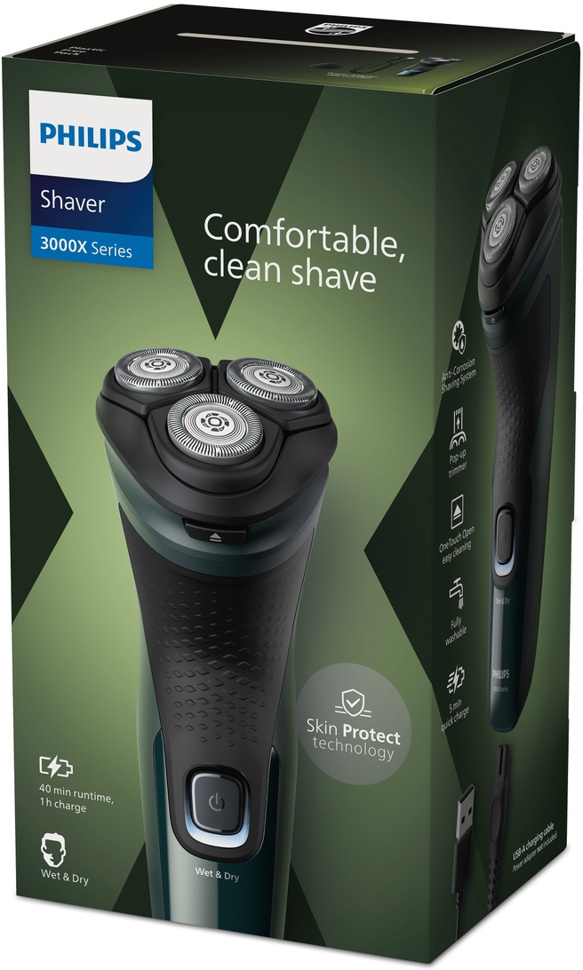 Specificaties van Philips Shaver 3000X Series X3002/00 Elektrisch ...