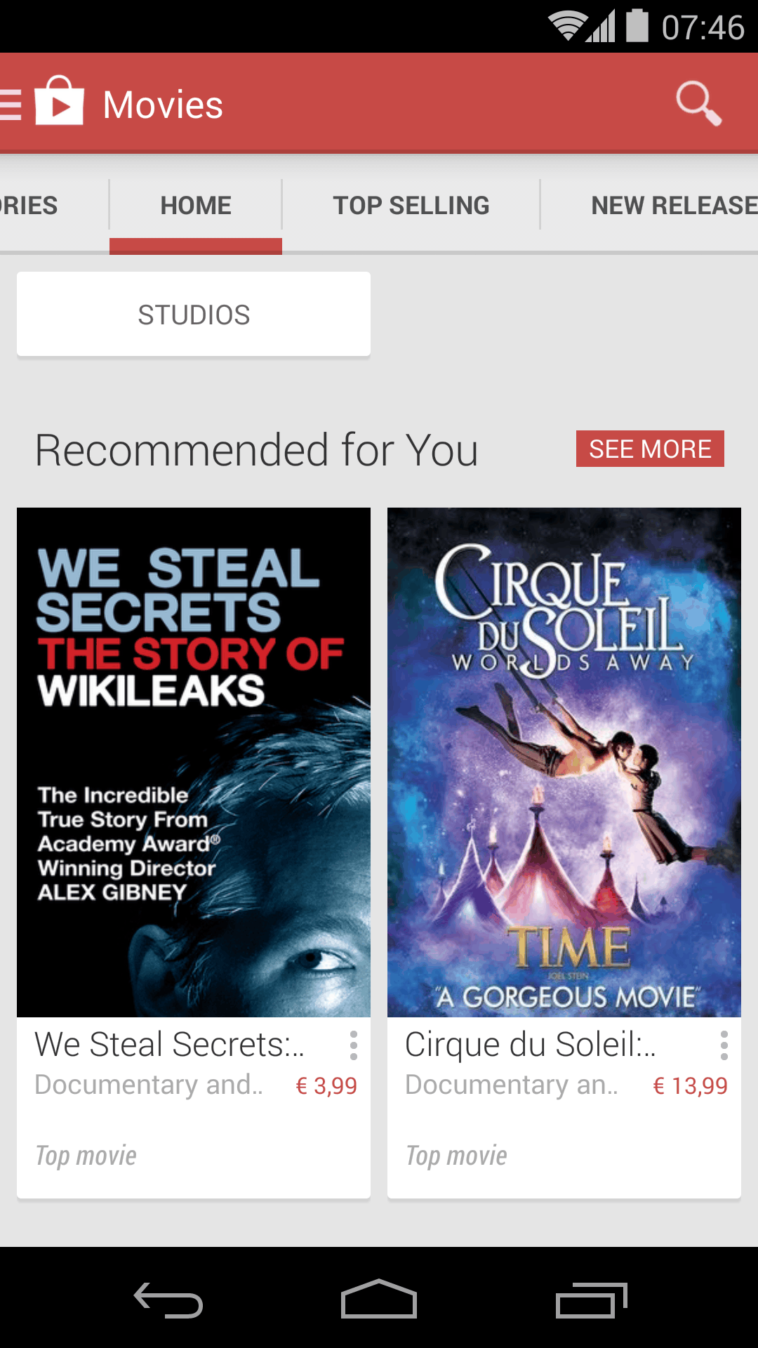 Nederlandse Play Store laat gebruikers films huren en kopen - Tweakers