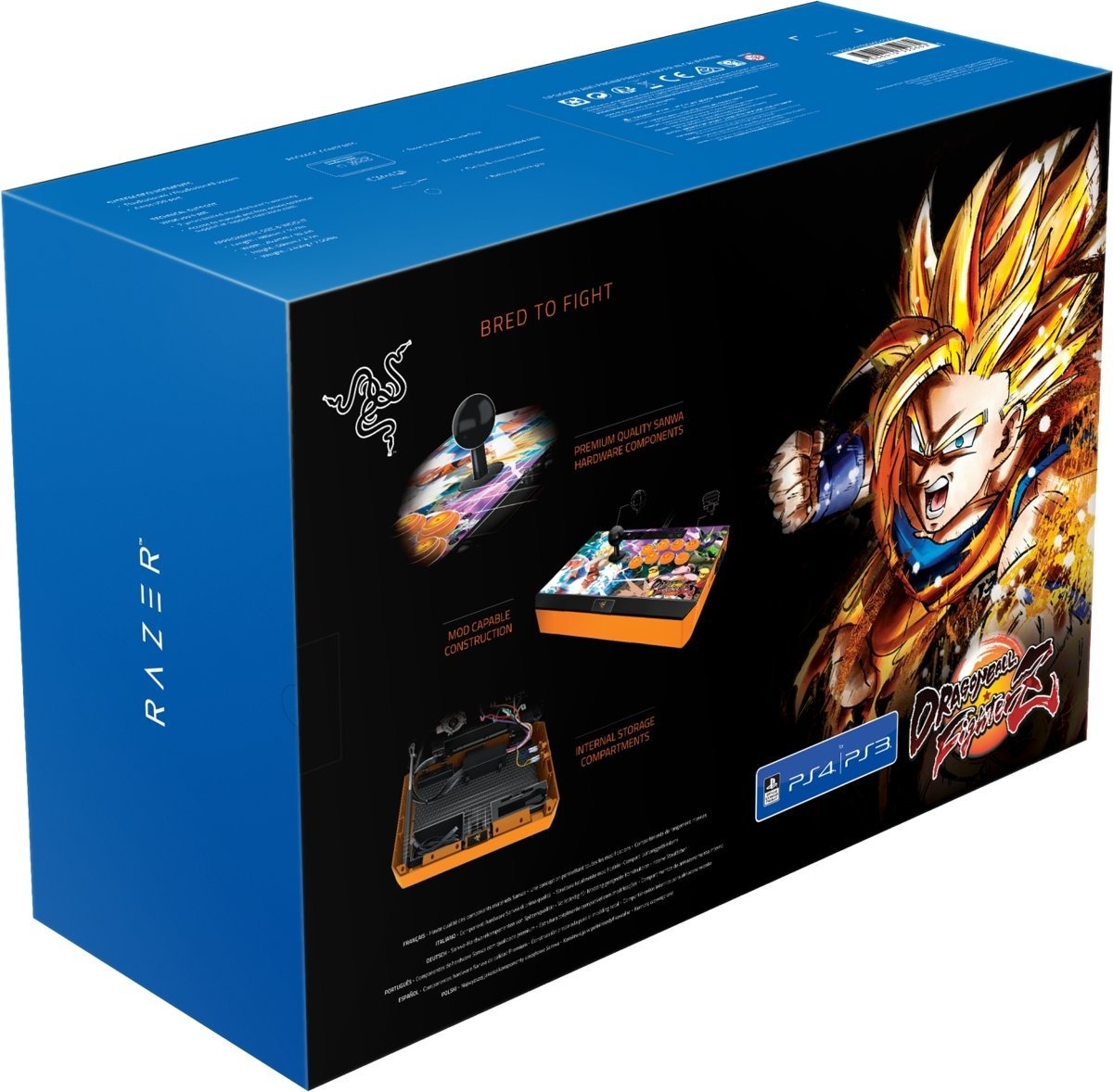 Specificaties van Razer Razer Dragon Ball FighterZ Atrox Arcade Stick ...