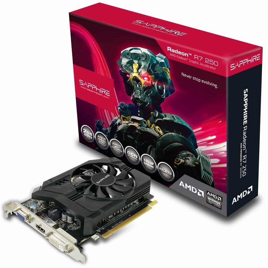 Sapphire Radeon R7 250 2GB DDR3 - Kenmerken - Tweakers