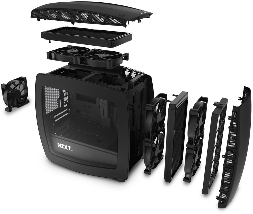Specificaties van NZXT Manta - Matte Black/Black - Tweakers