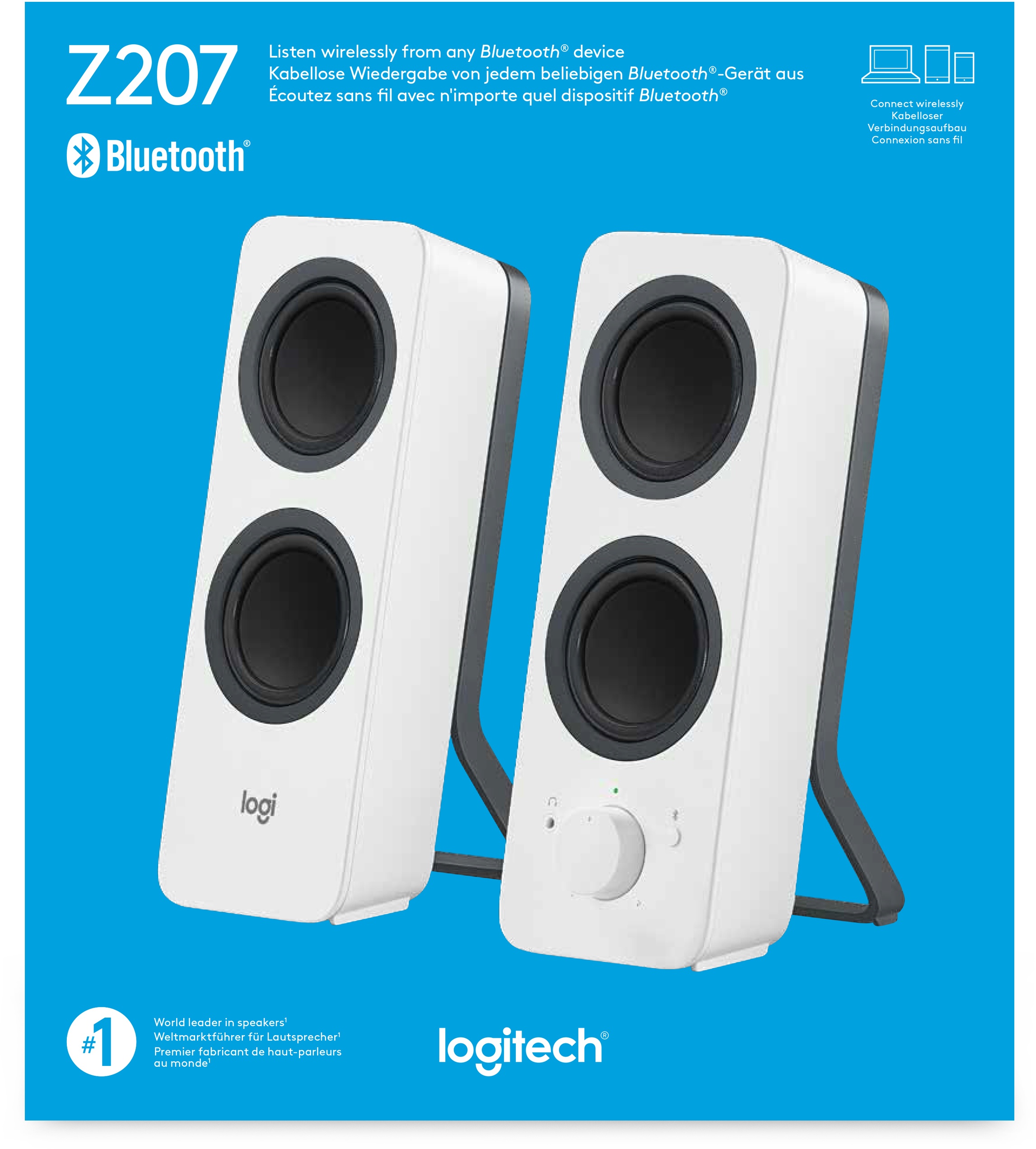 Specificaties van Logitech Z207 Wit - Tweakers