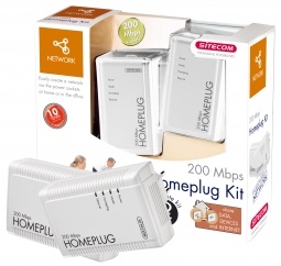 Sitecom LN-513 200 Mbps Homeplug Kit: beste prijs - Tweakers