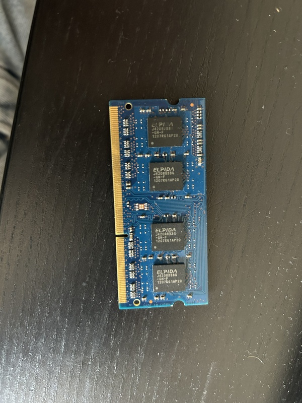 Elpida 4GB 1600mhz SO-DIMM aangeboden - Vraag & Aanbod - Tweakers