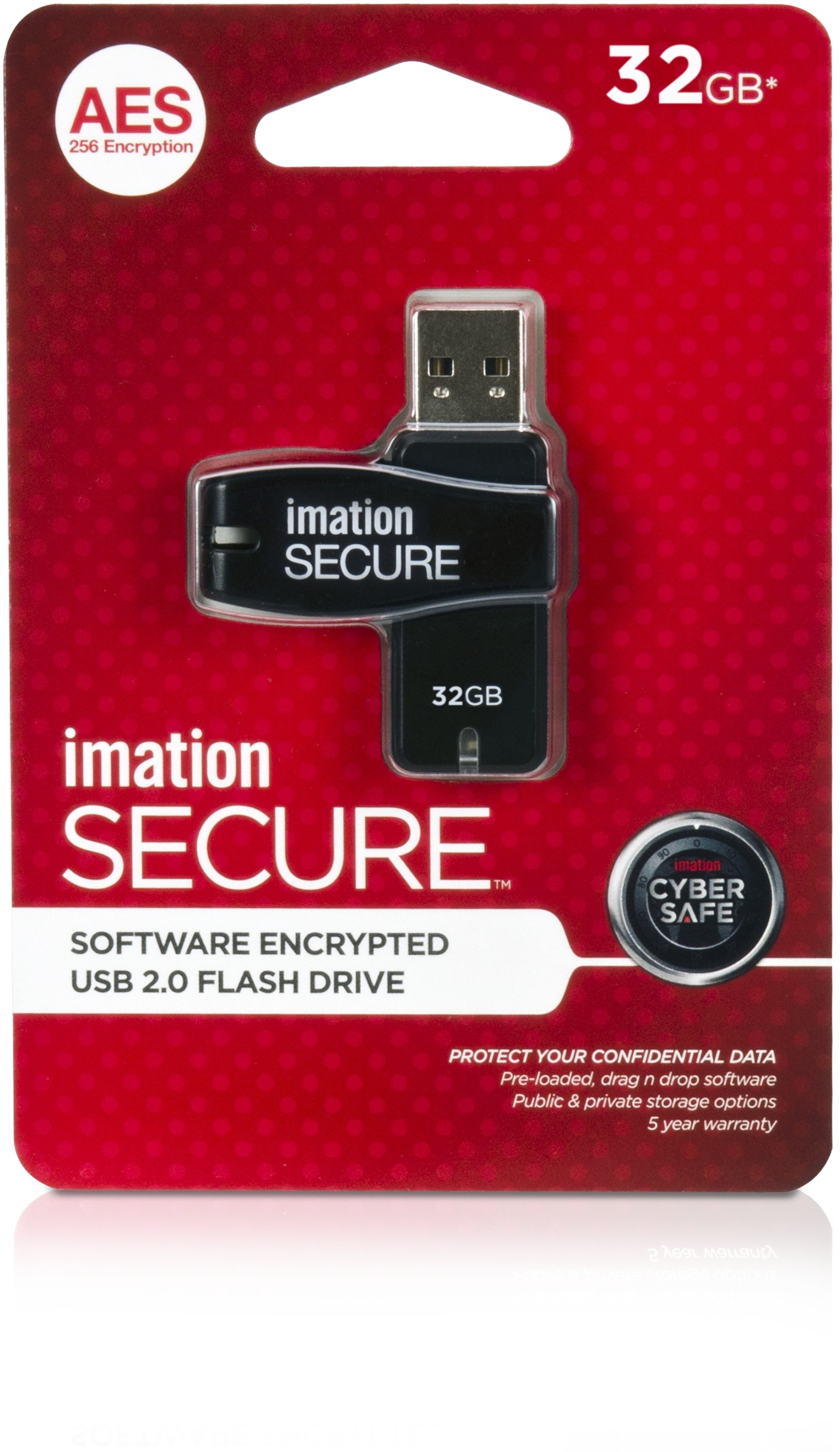 Specificaties van Imation Secure 32GB Zwart - Tweakers