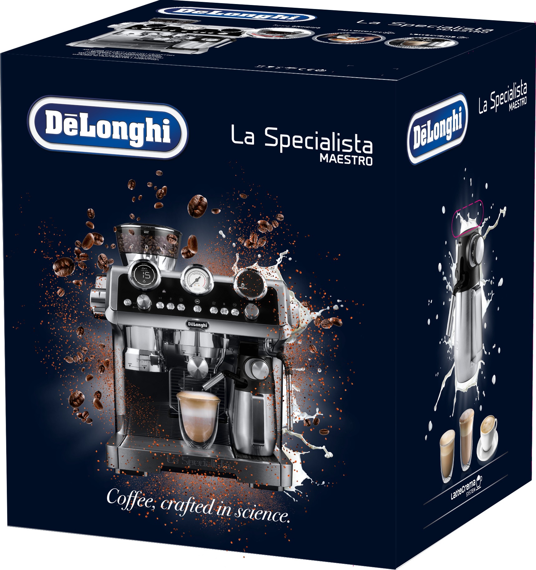 Specificaties van DeLonghi EC9665.M - Tweakers
