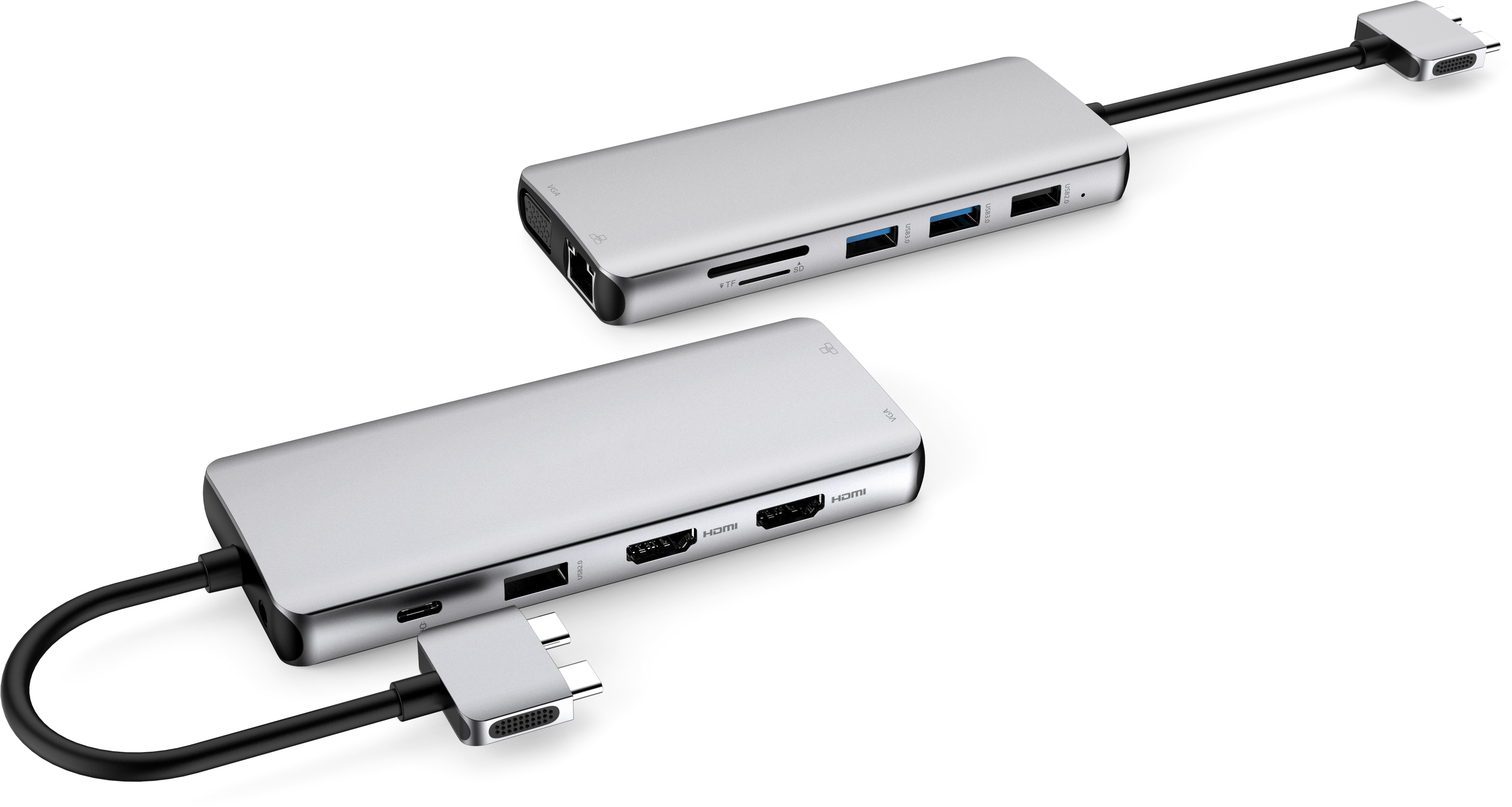 eStuff USB-C Dual USB-C Dock: beste prijs - Tweakers