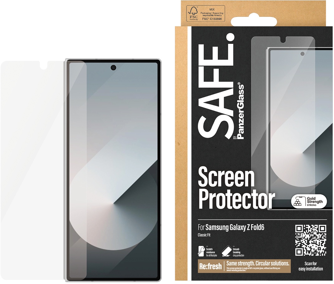 PanzerGlass SAFE by PG Scrn Sam new Z Fold 5 ClasFit (Samsung - Galaxy ...