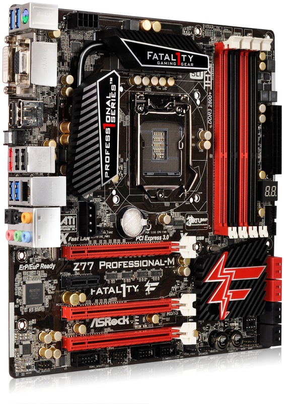 Specificaties van ASRock Fatal1ty Z77 Professional-M - Tweakers