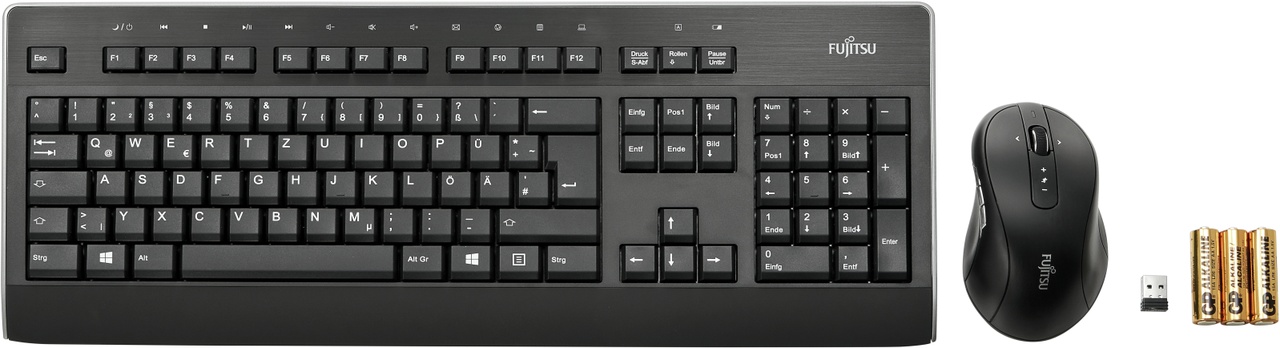 Specificaties van Fujitsu Wireless Keyboard Set LX960 (Qwerty US ...