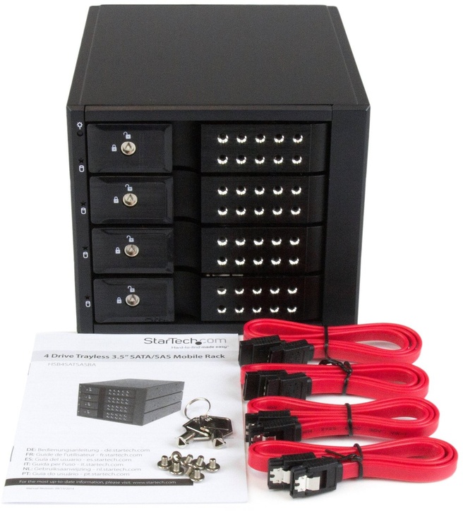 Specificaties van Startech.com 4 Bay Aluminum Trayless Hot Swap Mobile ...