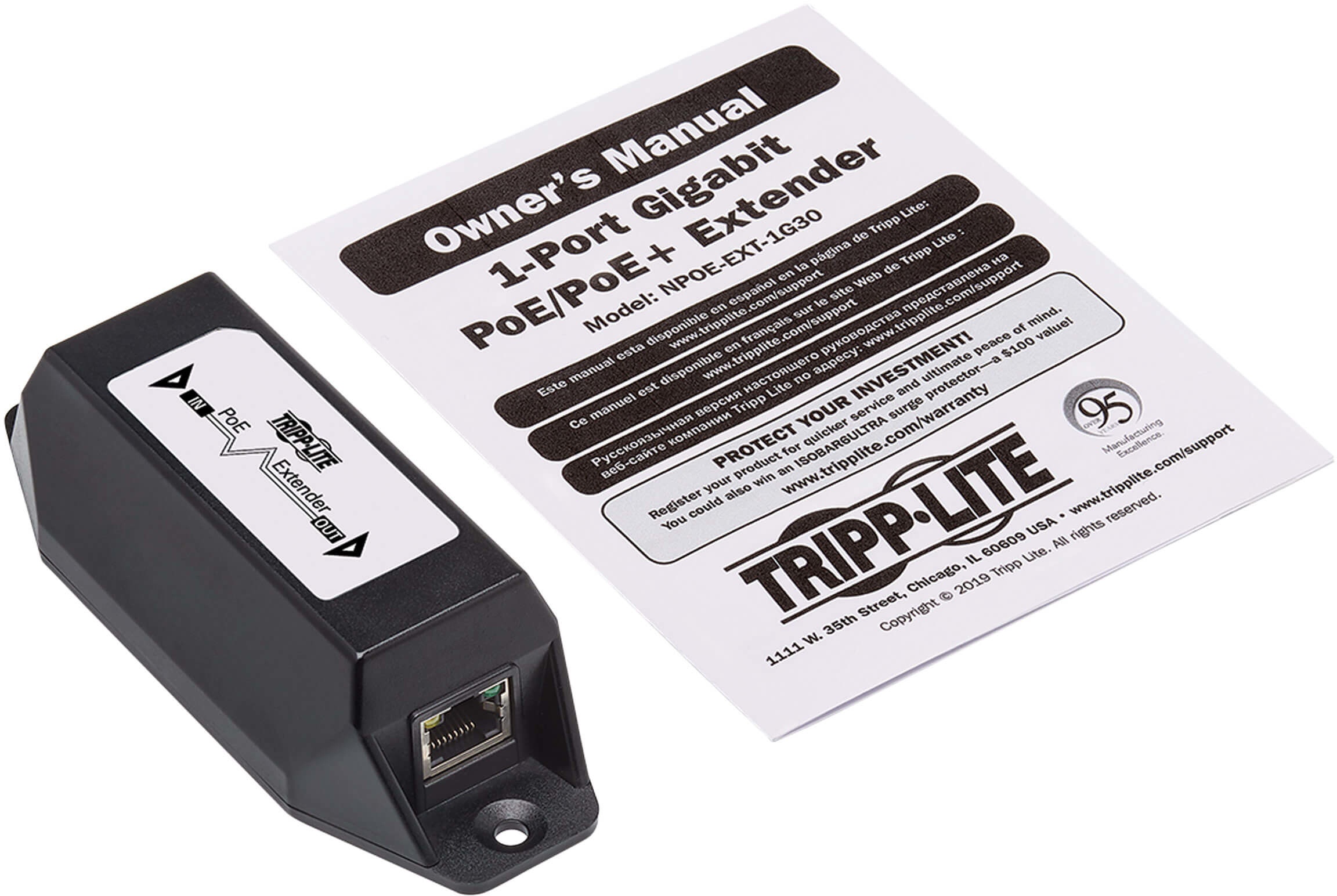 Tripp-Lite NPOE-EXT-1G30 - Kenmerken - Tweakers