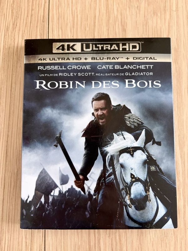 Robin Hood 4K Ultra HD + Blu-ray (Robin des Bois) Zeldzaam aangeboden ...