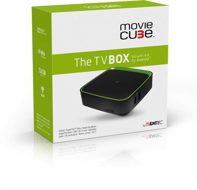 Specificaties van Emtec Movie Cube The TV Box - Tweakers