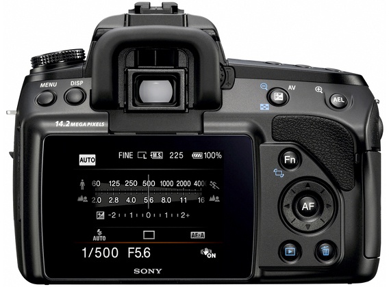 Specificaties van Sony A DSLR-A450 Zwart - Tweakers