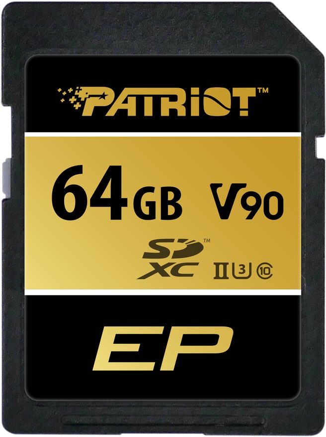 Specificaties van Patriot V90 SDXC UHS-II 64GB - Tweakers