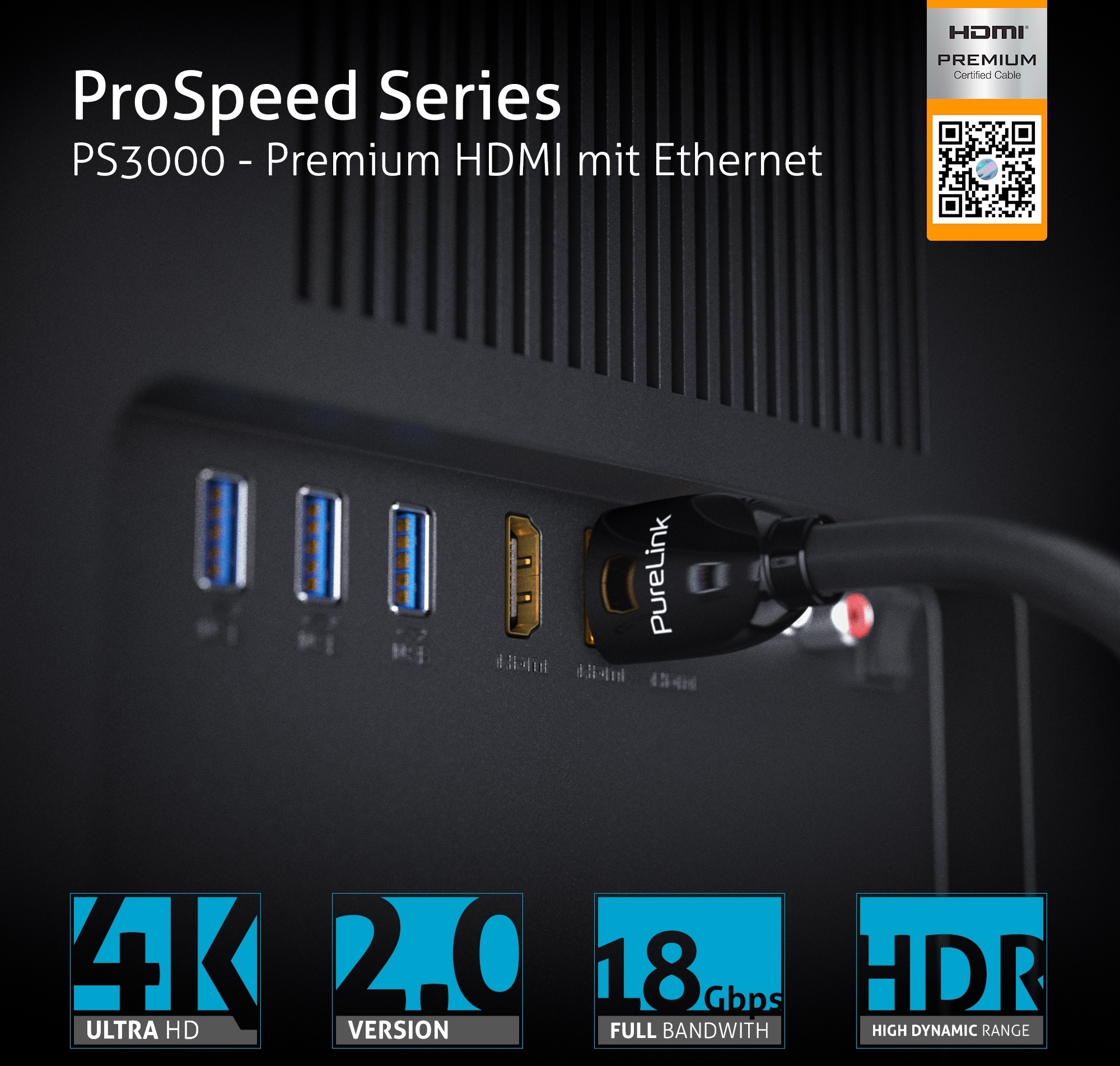 PureLink PS3000-050 Zwart - Kenmerken - Tweakers