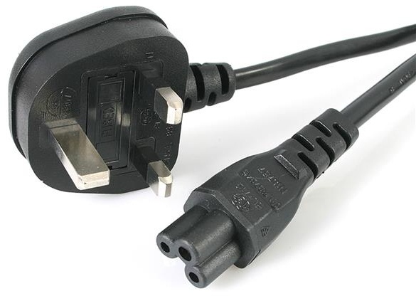 Startech.com 1 m laptop-voedingskabel 3 sleuven voor VK BS-1363 naar C5 ...