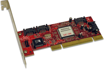 Addonics 4-Port SATA RAID 5 / JBOD PCI Controller - Kenmerken - Tweakers