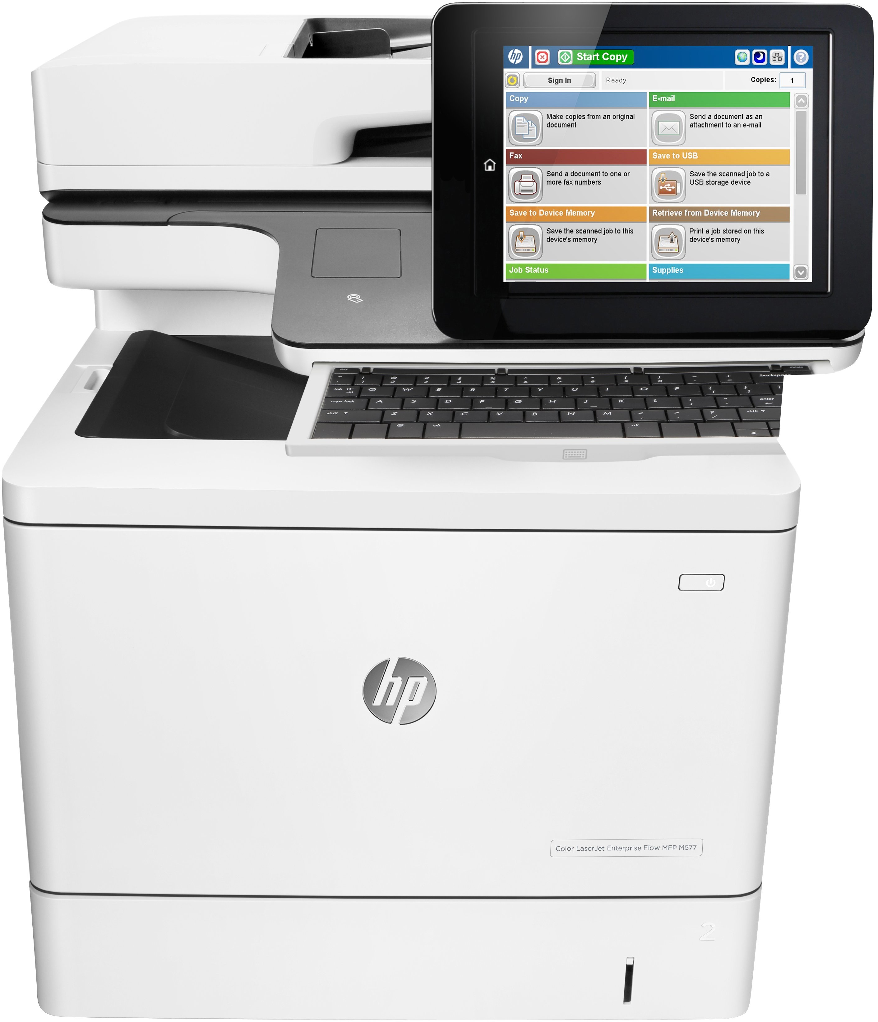 HP Color LaserJet Enterprise Flow MFP M577c - Kenmerken - Tweakers