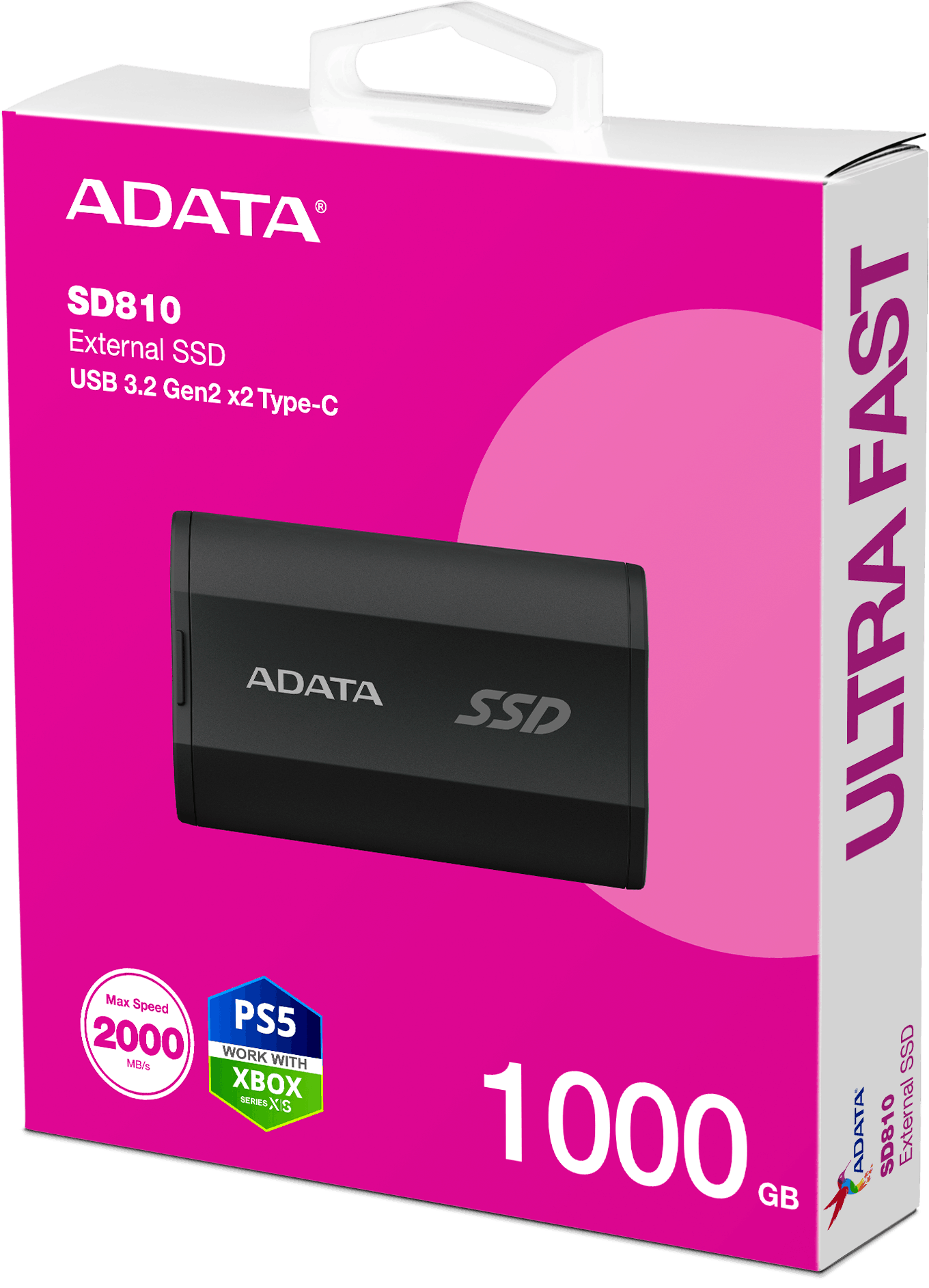Specificaties van Adata SD810 1TB Zwart - Tweakers