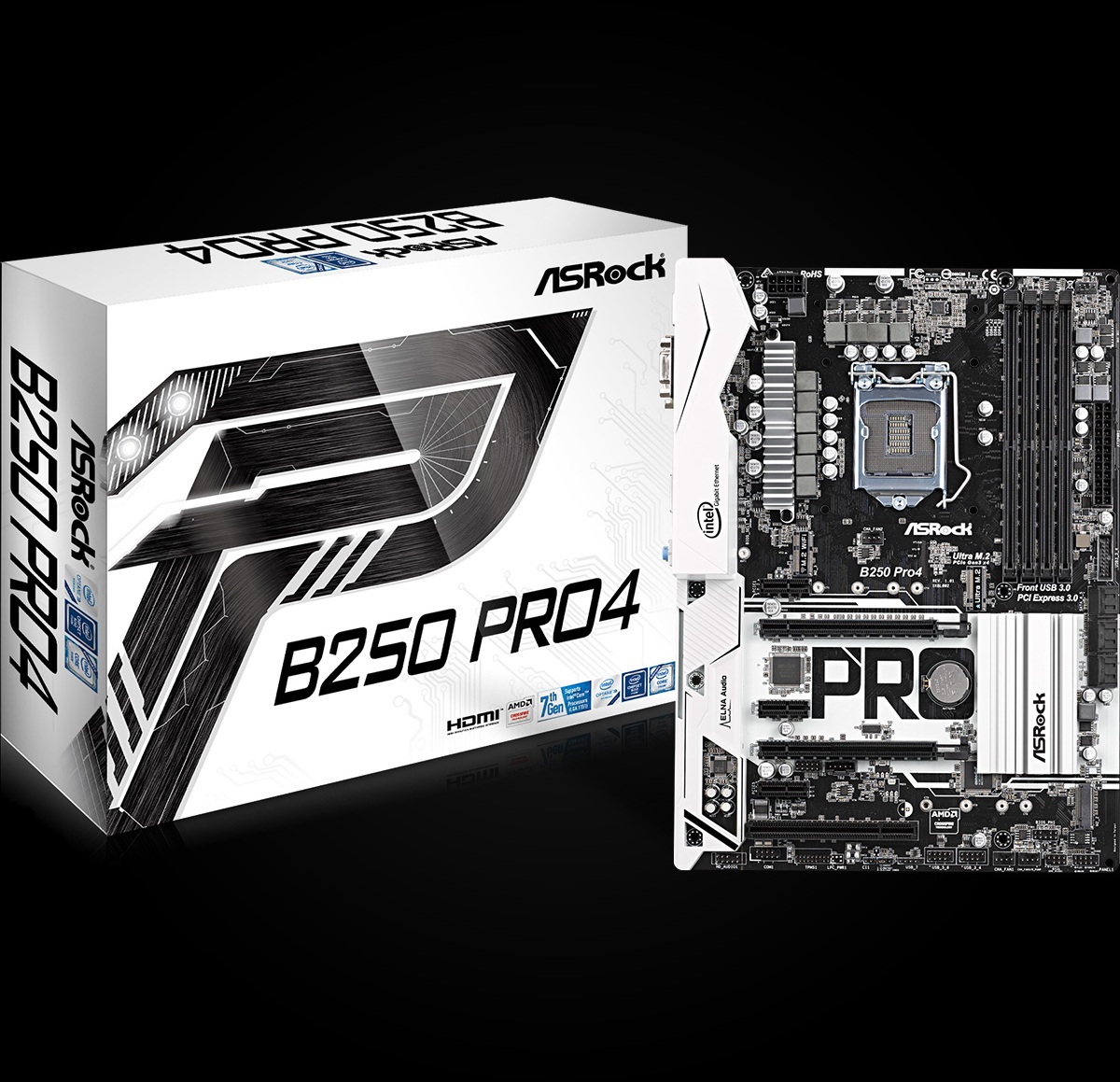 Specificaties van ASRock B250 Pro4 - Tweakers