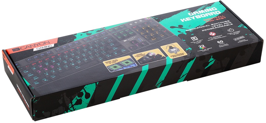 Specificaties van Canyon Nightfall, Qwerty US - Tweakers