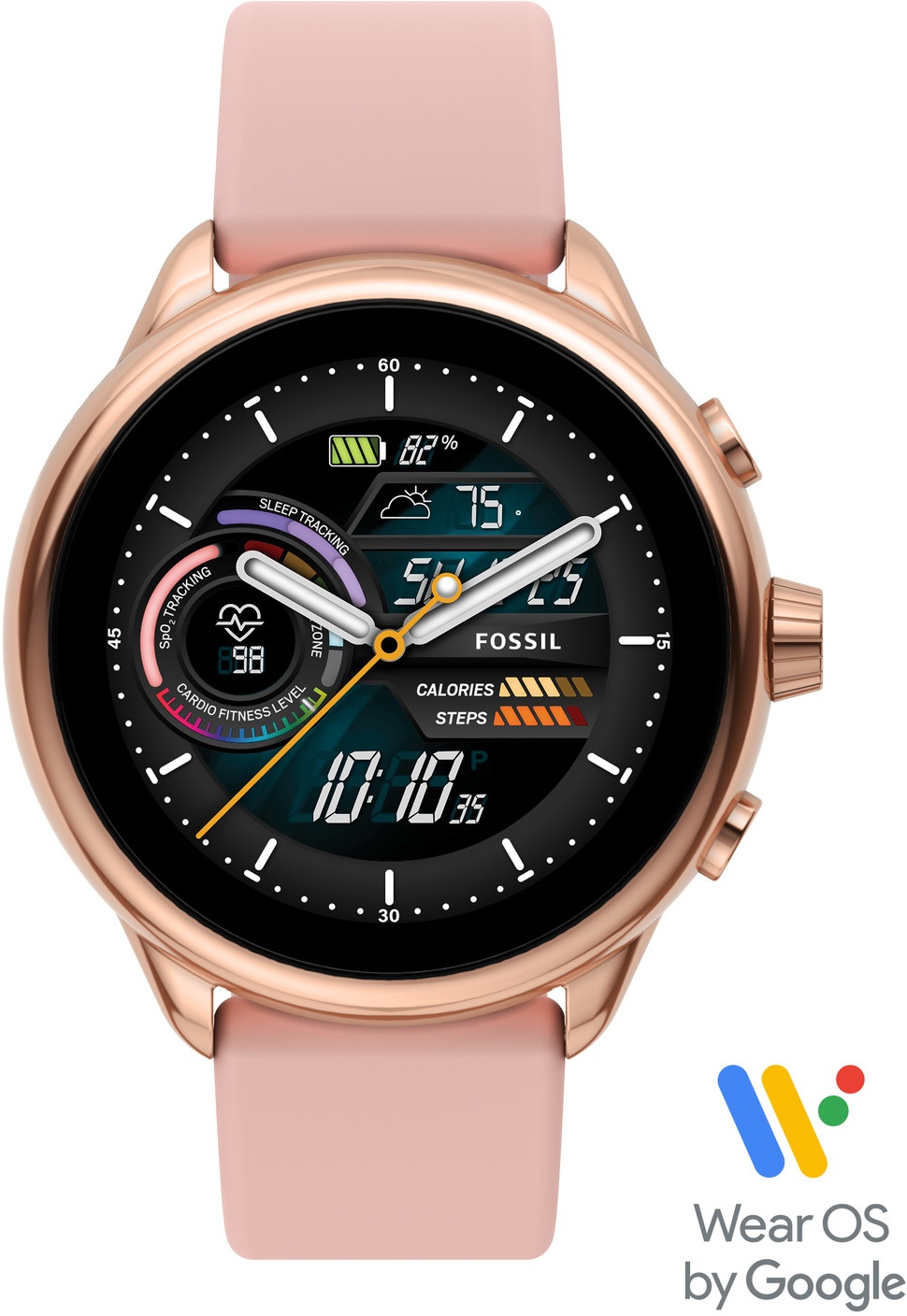 Fossil Gen 6 Wellness Edition Smartwatch Rosé Goud (Roze): beste prijs ...