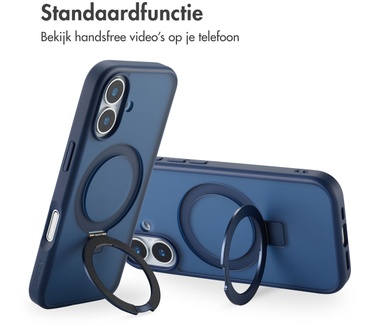 Accezz Ring Stand Backcover met MagSafe (Apple iPhone 17) Blauw: beste ...